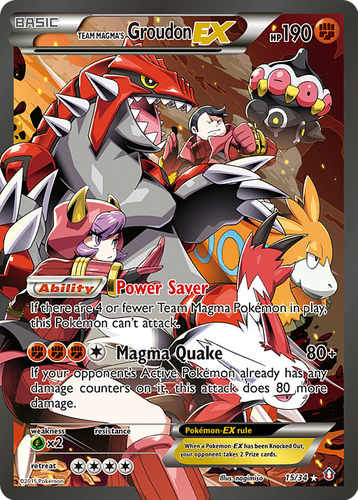 Kyogre And Groudon Legend Card